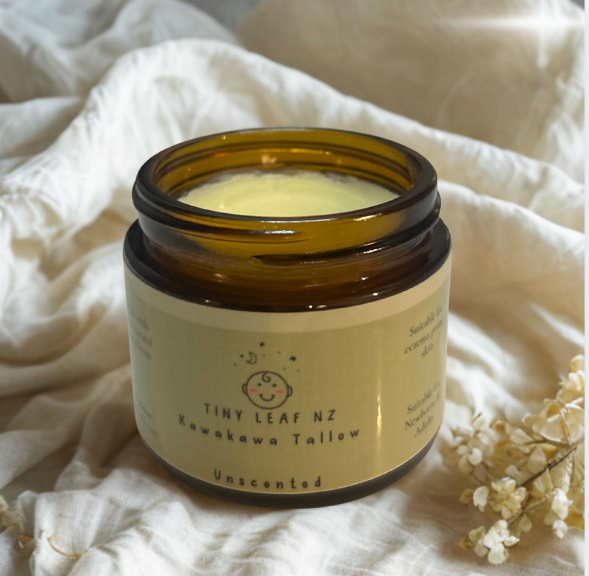 Tallow Kawakawa Face & Body Balm – Tiny Leaf NZ